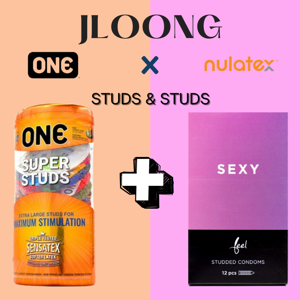 ONE Condoms Super Studs 12's + 12‘s Nulatex SEXY Condoms (MIX & MATCH) | Shopee Malaysia