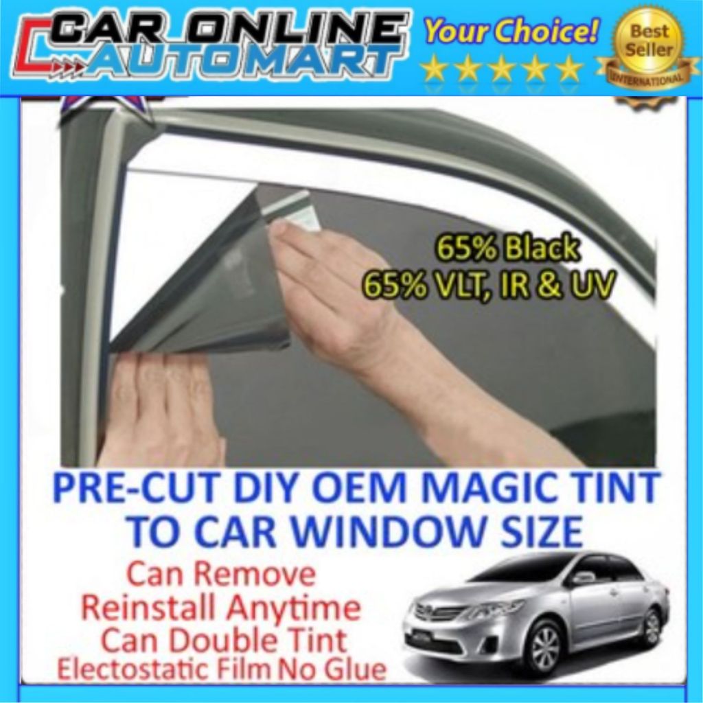 Magic Tint/Magic Tinted Solar Window for Toyota Altis 2008-2013 (7 ...