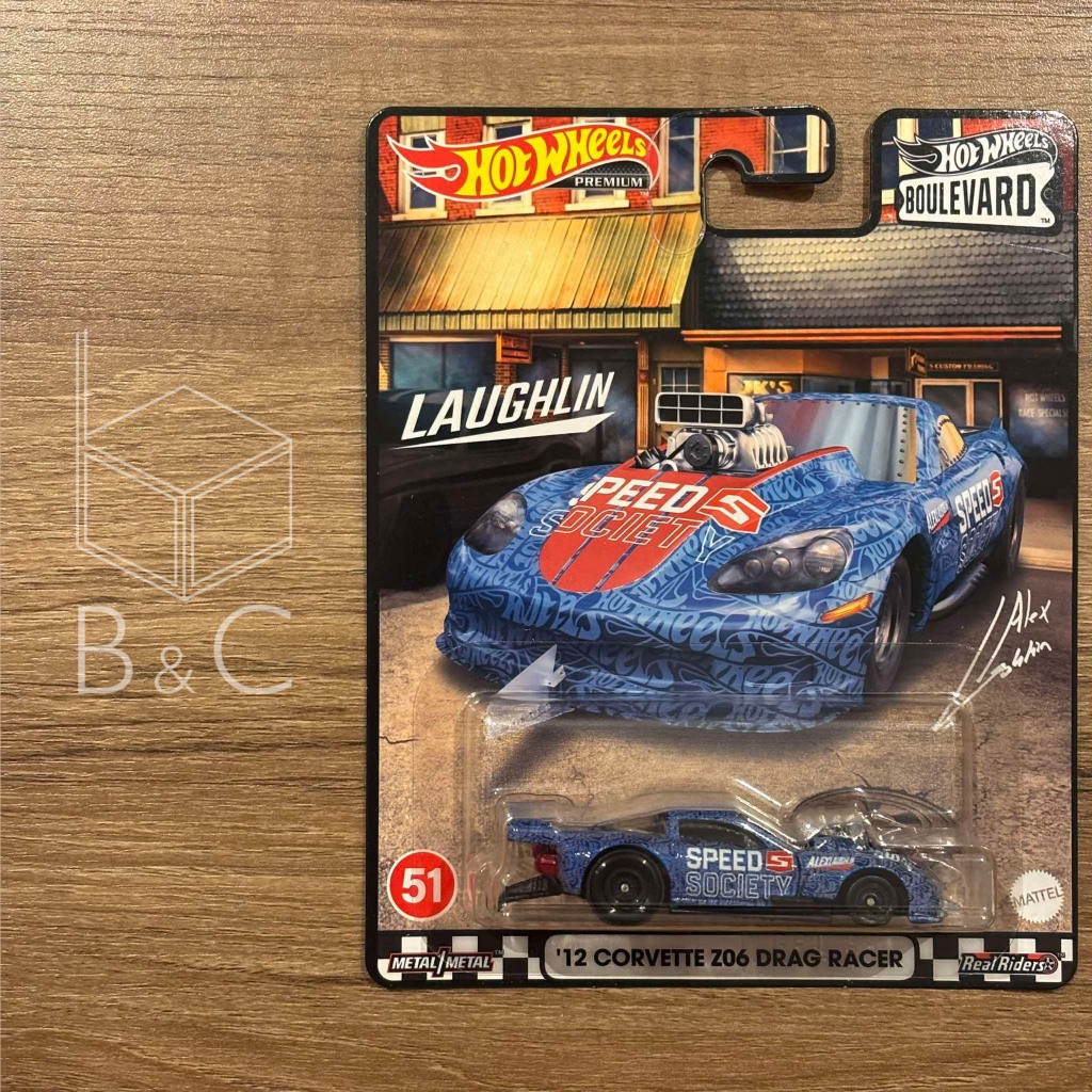 Hotwheels HW Hot Wheels Premium '12 Corvette Z06 Drag Racer (Hot Wheels Boulevard) | Shopee Malaysia