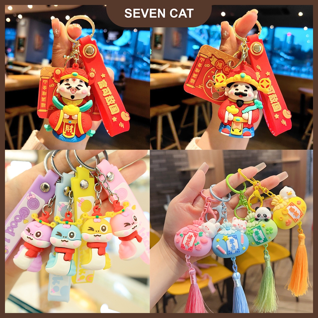 Year of Snake 2025 Series Keychains/Silicone Key Chains Bag Charms ...