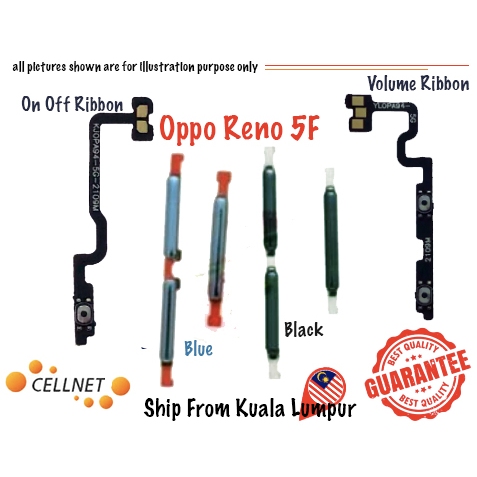 [Cellnet] Oppo Reno 5F CPH2217 On Off Volume Ribbon Flex Power Button ...