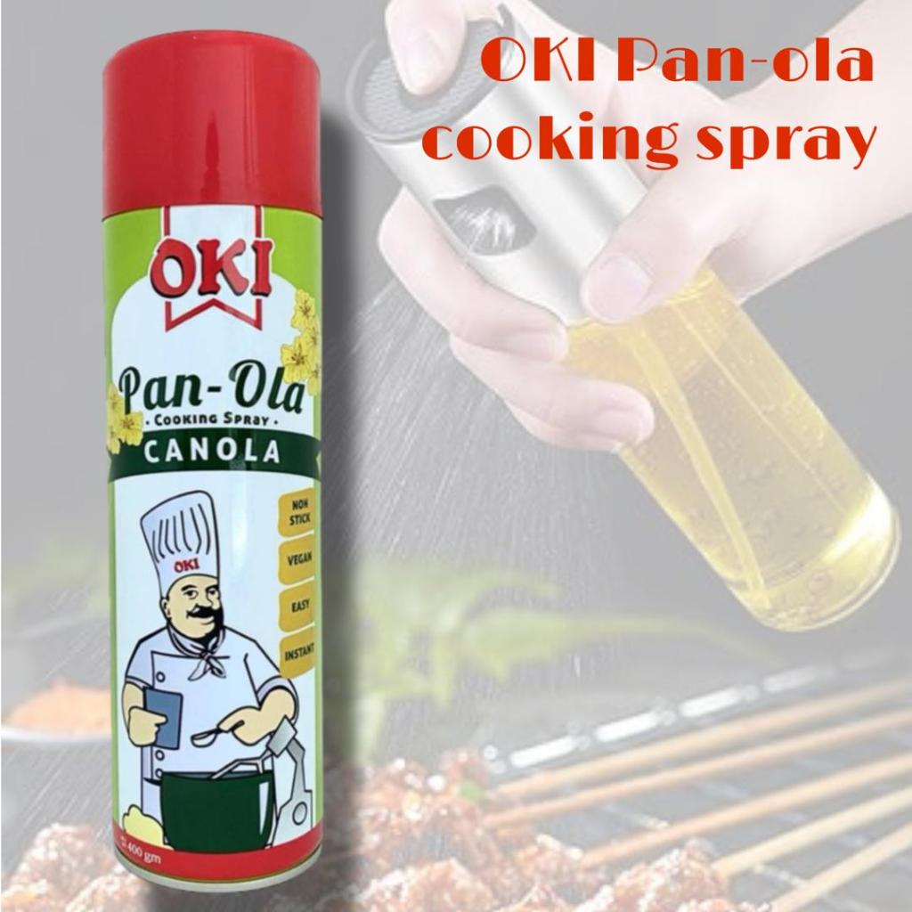 OKI PAN-OLA CANOLA SPRAY/ NON-STICK OIL SPRAY/ COOKING OIL SPRAY 400GM ...
