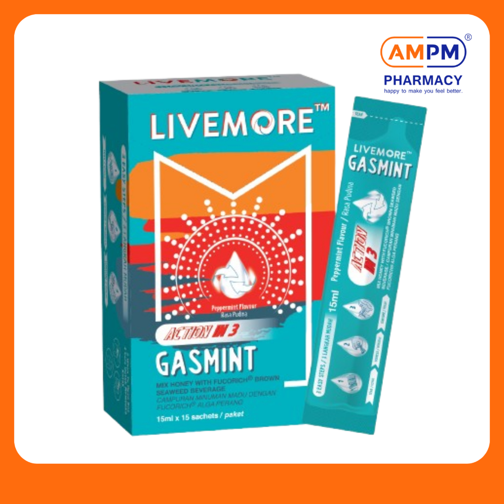 LIVEMORE Gasmint (P/Mint) Sac 15ml (15's) | Shopee Malaysia