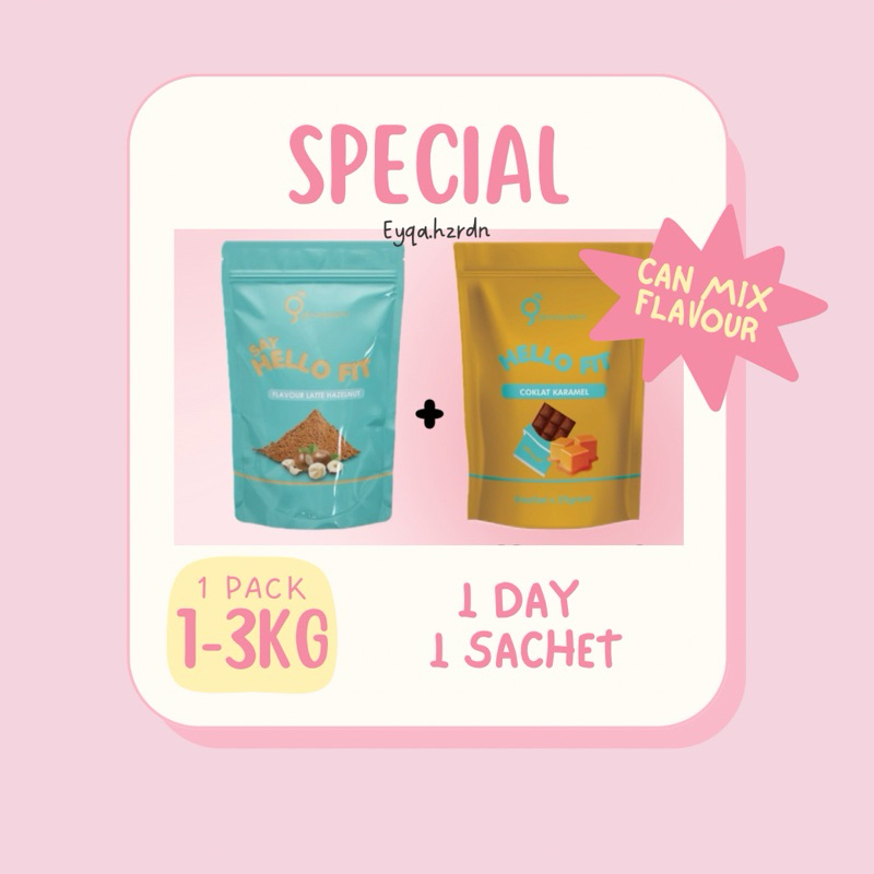 Hellofit by Glowqueen ORIGINAL HQ‼️ 1 pack TURUN 1-3KG 🔥 | Shopee Malaysia
