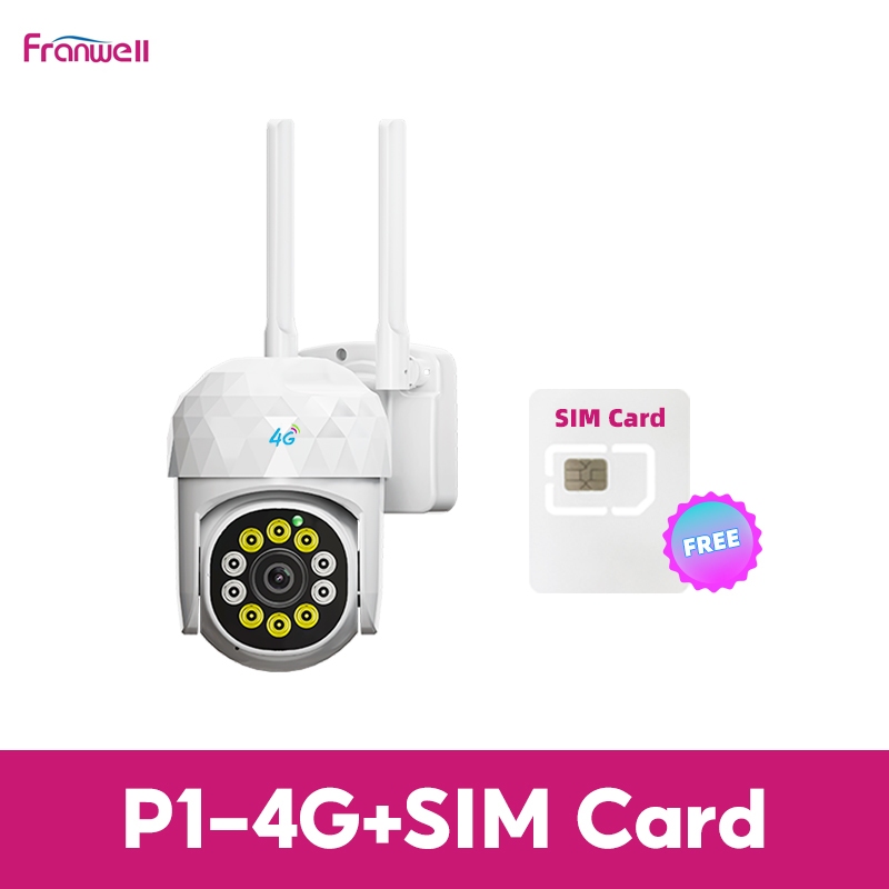 Franwell 8MP BP3 4G Sim Card Waterproof CCTV Wireless Outdoor PTZ Speed ...