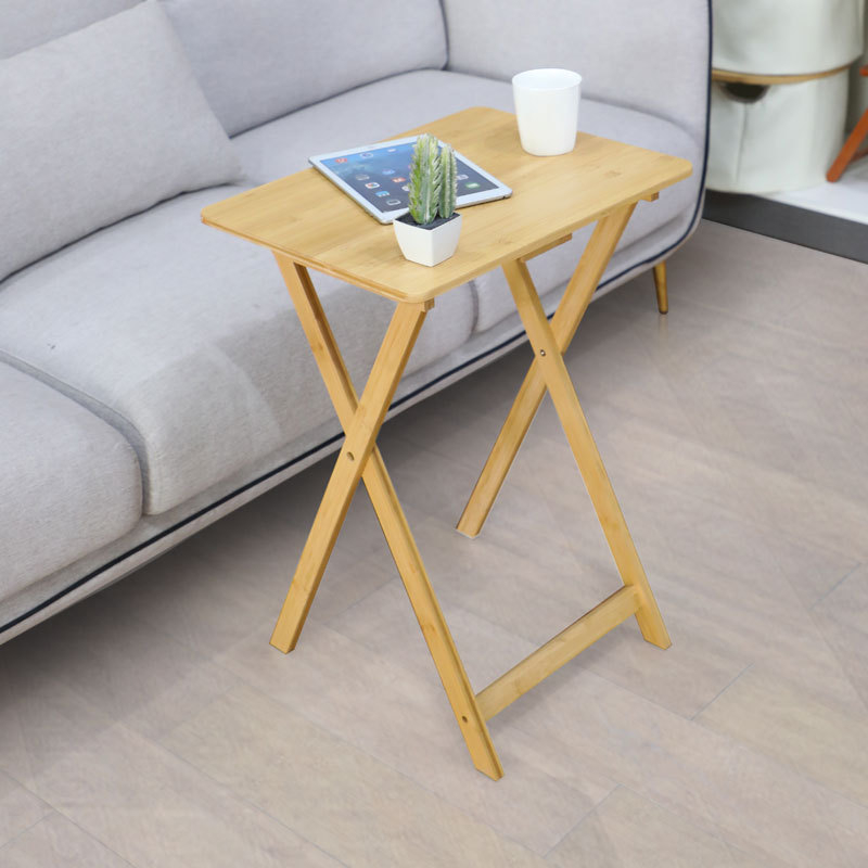 Bamboo Folding Table Bamboo Folding Computer Desk Solid Wood Study ...