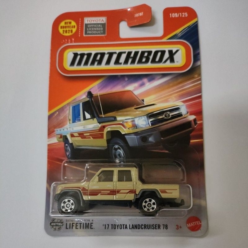 Matchbox '17 Toyota Landcruiser 78 Offroad Truck Pickup MBX Series ...