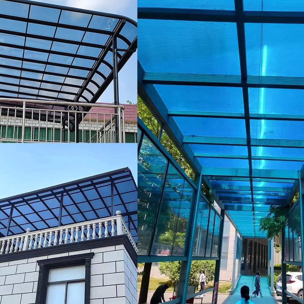 1mm/2mm Atap Cerah Lutsinar Rata Polycarbonate / Pc Flat Transparent ...