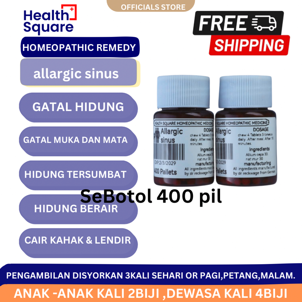 Allergic sinus / Gatal Gatal Hidung / sinus tersumbat gatal bersin ...
