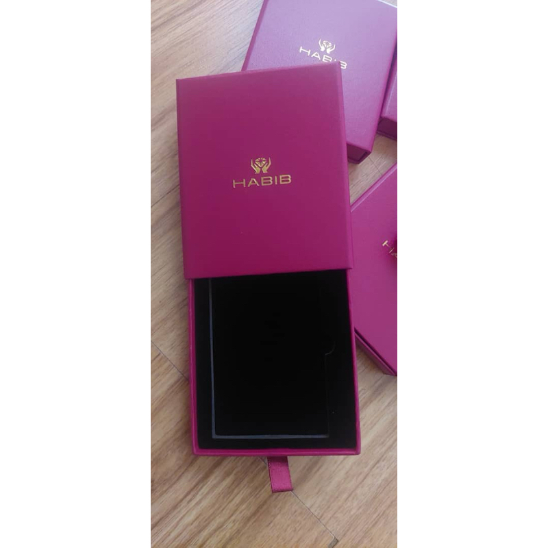 Habib Jewel Gold Bar Storage Box Velvet Box FREE SMALL HABIB PAPER BAG ...