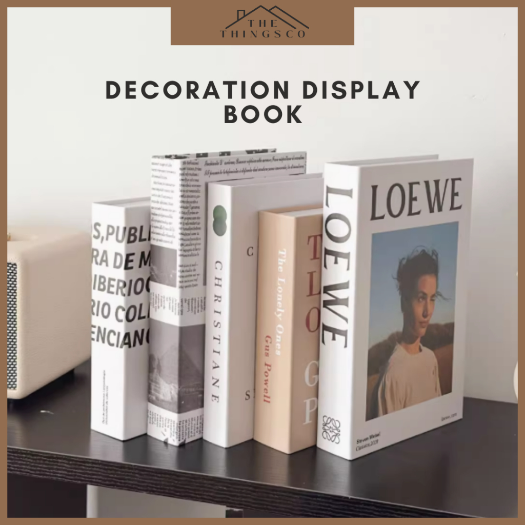 Decoration Fake Book Display Book Faux Book Nordic Style Designer Book ...
