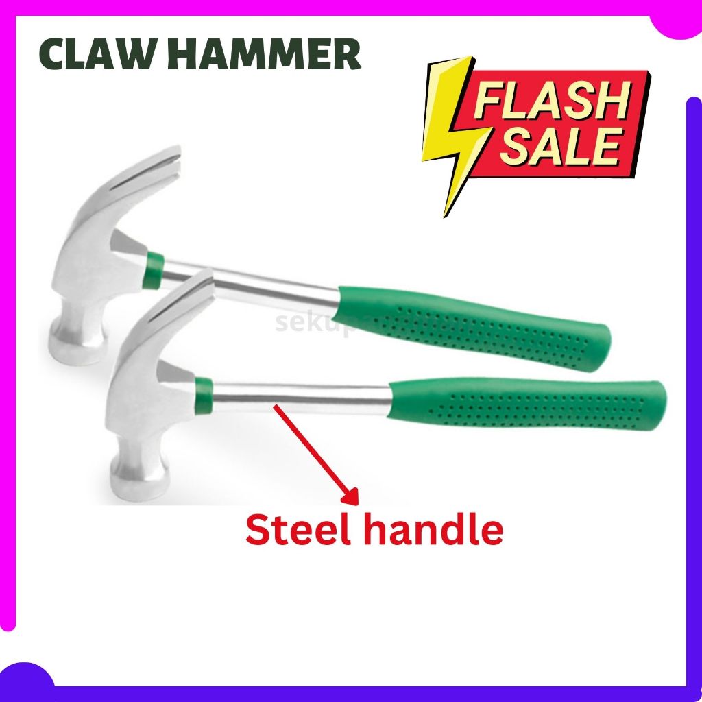 Claw Hammer Hand Hit Nail Fiber Claw Wood Metal Household Mini Hammer ...