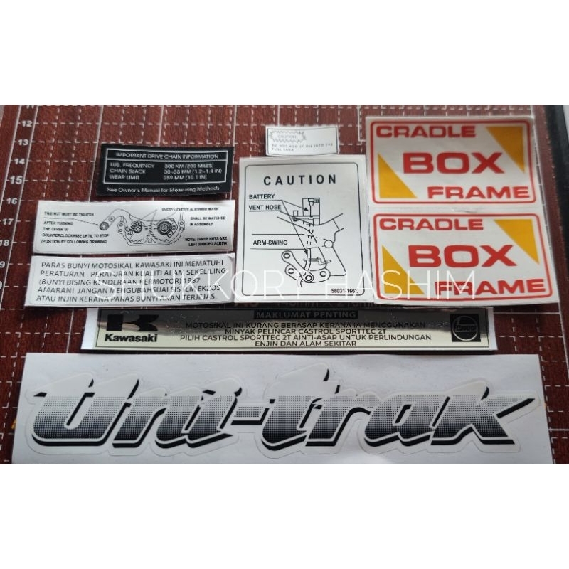 STICKER FRAME KAWASAKI ZSR/ZSR CYCLONE(REPRINT) | Shopee Malaysia