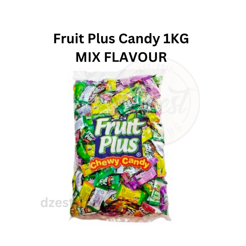 Fruit Plus Candy 1KG / Can Mix Flavour | Shopee Malaysia