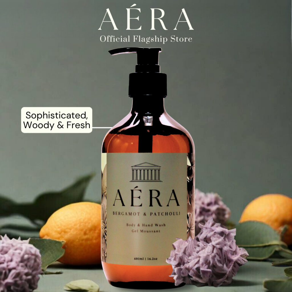 Aera Labs Salicylic Acid Body Wash [Bergamot & Patchouli Scent] 480ml | Anti-Acne | Moisturising ...