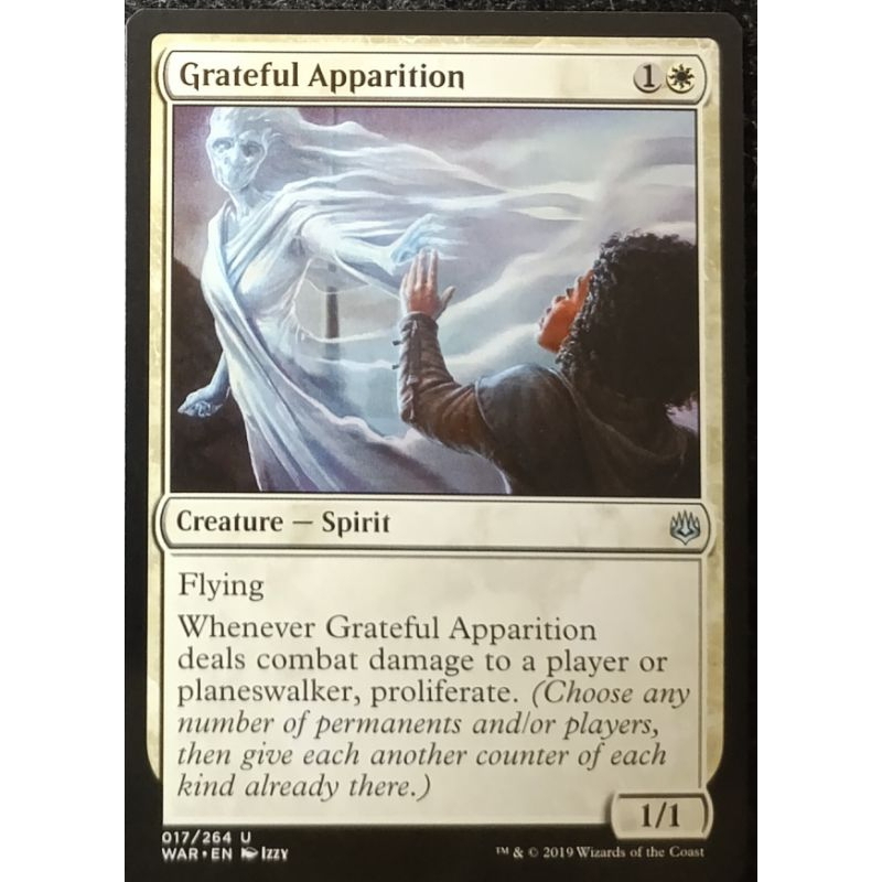 Magic The Gathering : Grateful Apparition Uncommon War Of The Spark ...