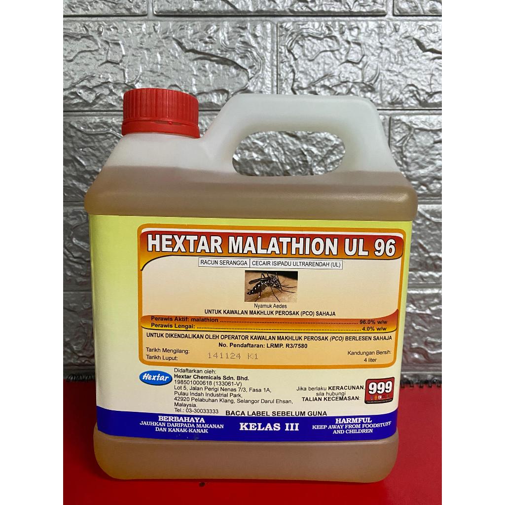 4L Hextar Malathion UL 96 / Malathion 96% / Nyamuk Aedes / Mosquito ...