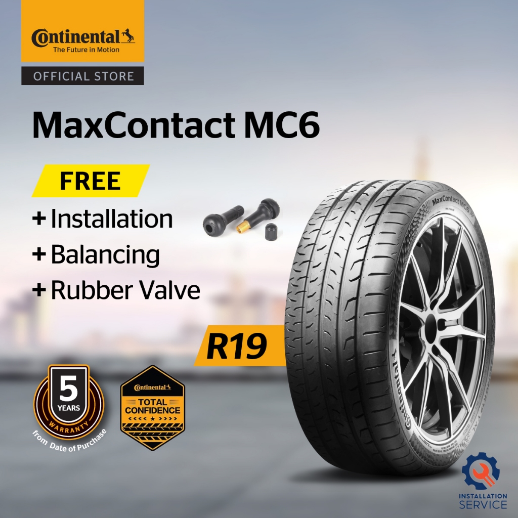 Continental MaxContact MC6 R19 245/45 275/40 255/40 245/40 225/40 J 255/35 J 275/35 (with ...