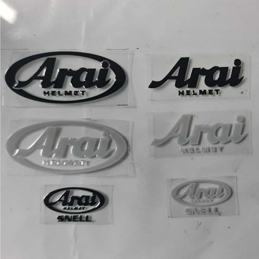 STICKER Arai HELMET DTF UV | Shopee Malaysia