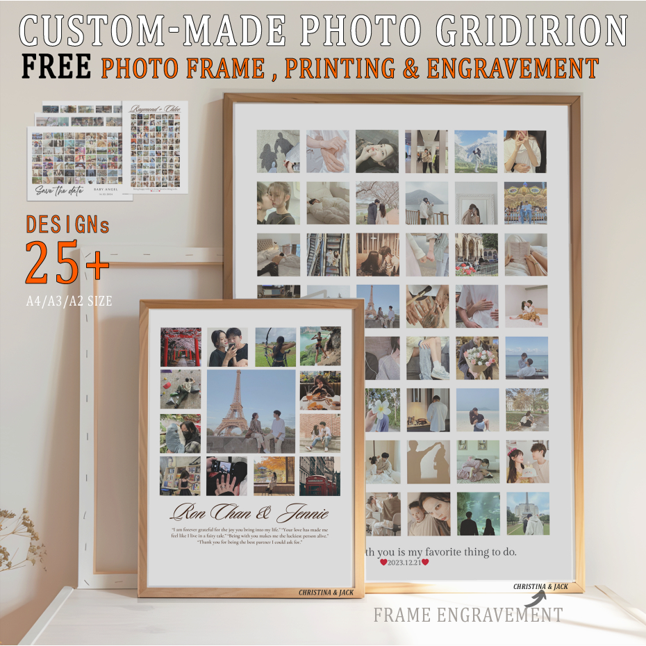 𝐂𝐔𝐒𝐎𝐓𝐌𝐈𝐙𝐄𝐃 PHOTO FRAME 𝟐𝟓++𝐃𝐄𝐒𝐈𝐆𝐍 variation [FREE Design Revision ...