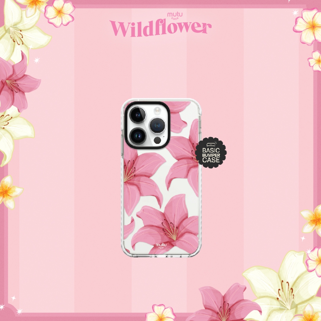 Oriental - Wildflower by Mutu Case (Powered by Basic Bumper) Compatible with iP16PROMAX [Mutu ...