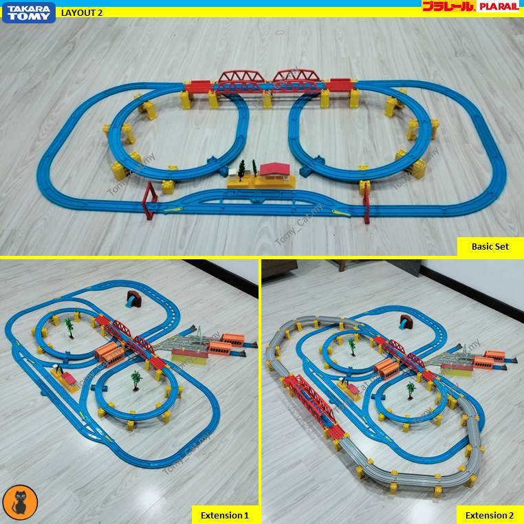 Preloved Mainan Keretapi Takara Tomy Plarail Railway Layout Shopee