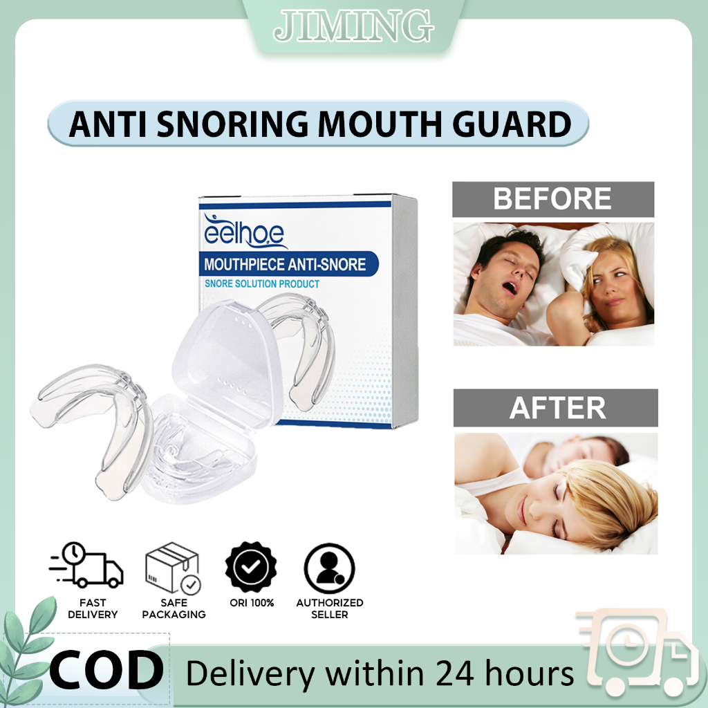 EELHOE Anti-Snoring Mouthpiece Breathable Design Prevent Snoring Teeth ...