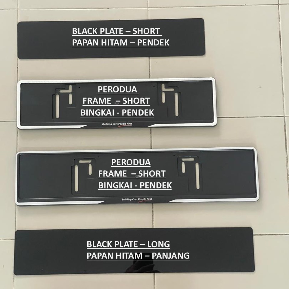 [Original] Perodua Car Number Plate Frame - Perodua Car Number Plat ...