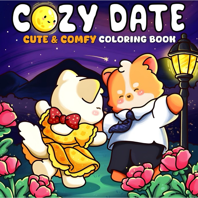 COZY DATE COLORING BOOK 39 PAGES + FREE GIFT ‼️ BUKU KERTAS MEWARNA ...