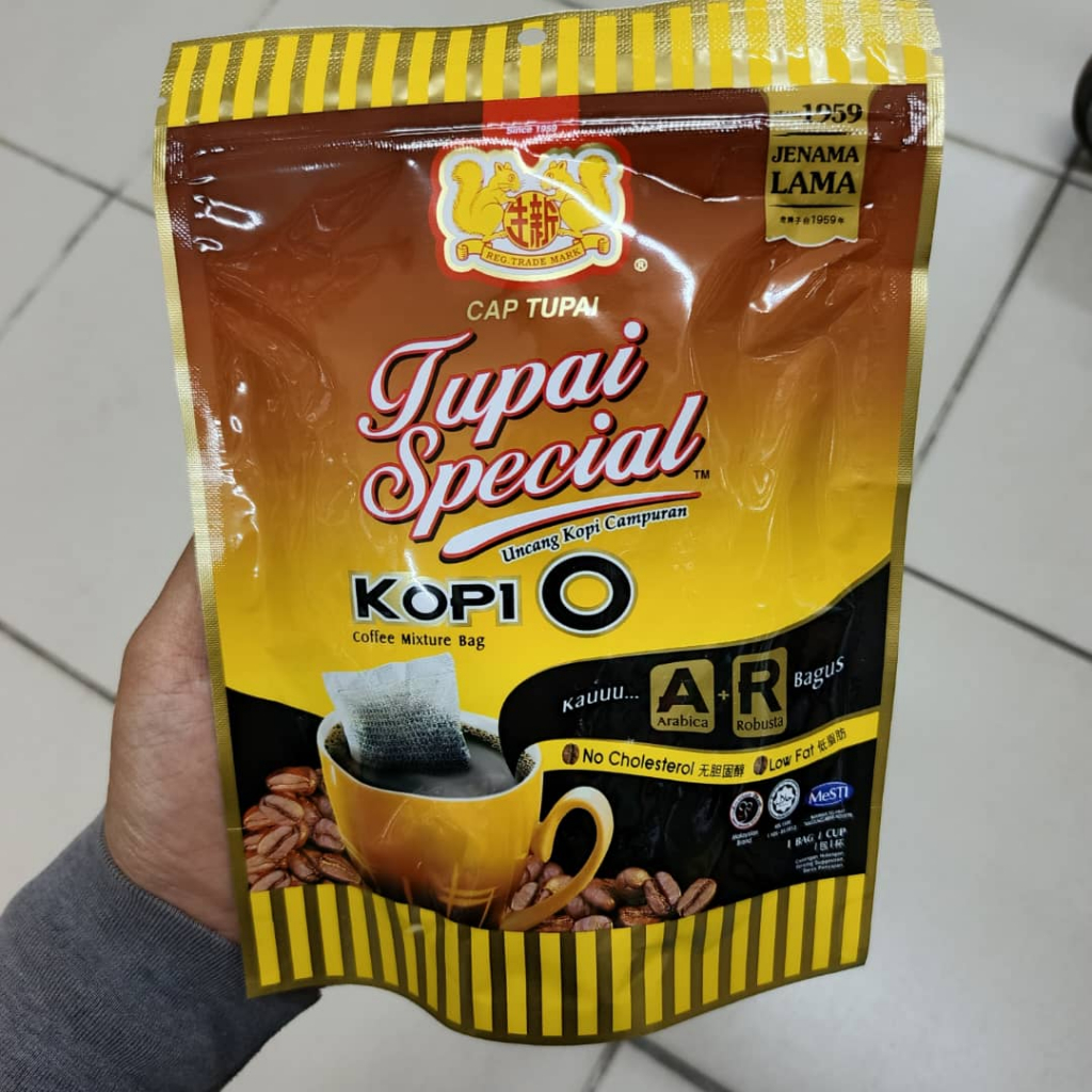 uncang kopi campuran cap tupai TUPAI SPECIAL KOPI O A+R 8sx10g | Shopee ...