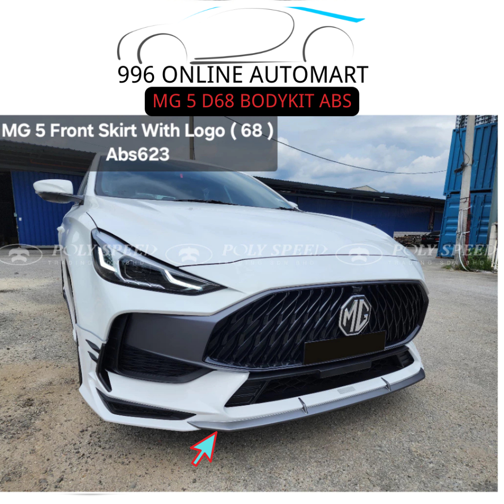 MG 5 D68 BODYKIT WITH PAINT AND SPILER ABS MATERIAL | Shopee Malaysia