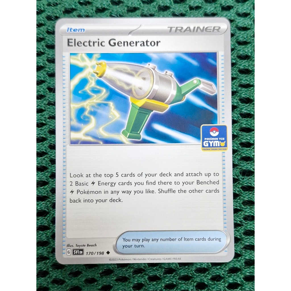 Pokemon TCG Electric Generator 170/198 Gym Promo Stamp | Shopee Malaysia