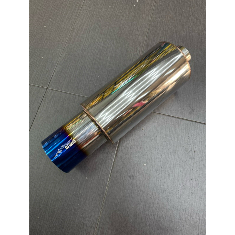HKS JDM Muffler Titanium Colour Tip Big Muffler Stainless Steel 304 ...
