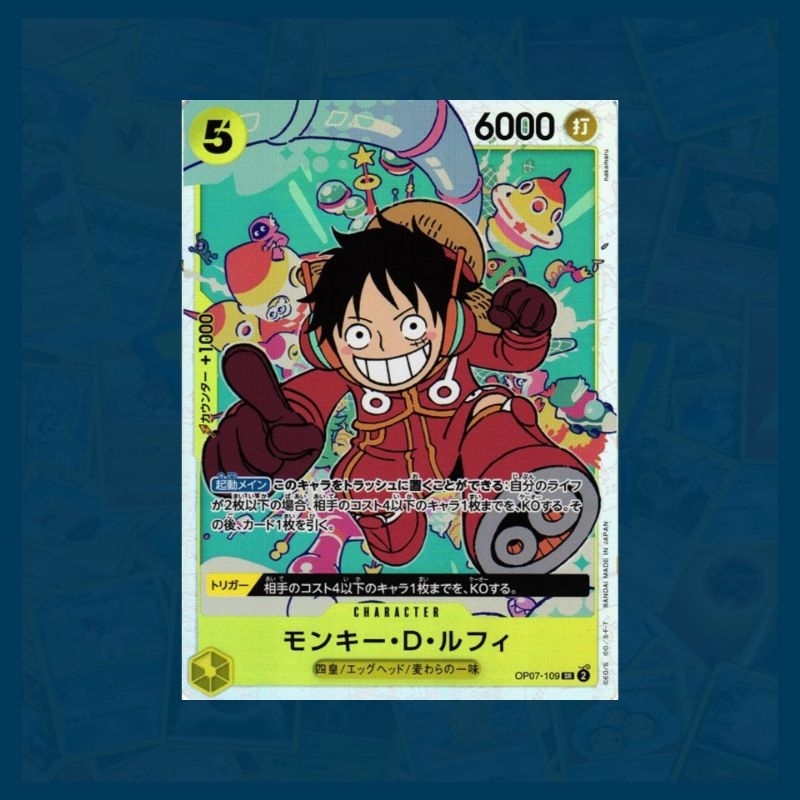 Monkey D. Luffy OP07-109 SR Foil | One Piece TCG | Shopee Malaysia