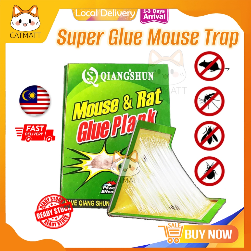 Super Glue Mouse Trap High Effective Strong Sticky Rodent Insects Mice Rat Catcher Pad Gum ...