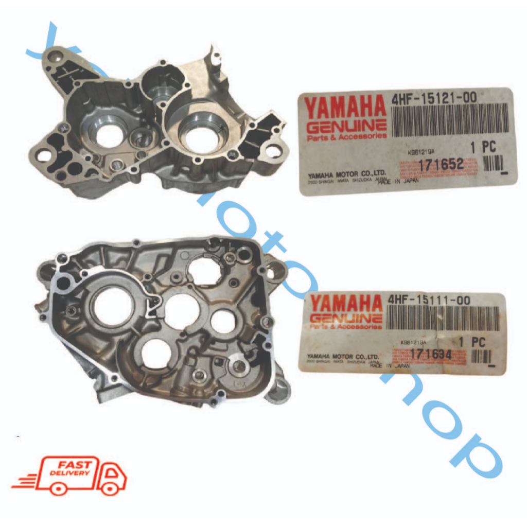 YAMAHA TZM 150 TZM150 CRANKCASE ASSY ENGINE CASE ENJIN CASING KIRI ...