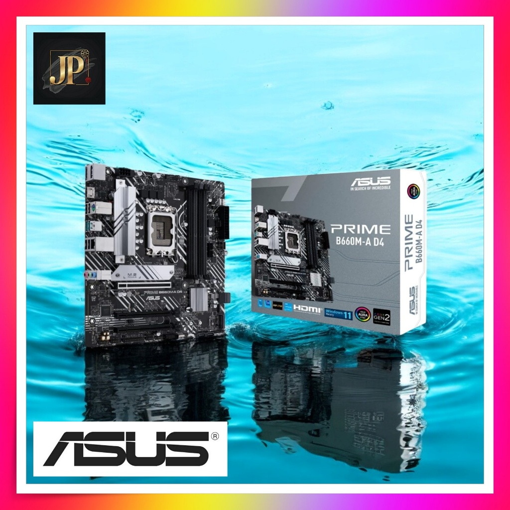 ASUS Intel 12th Gen CPU LGA1700 Compatible B660 Chipset mATX ...