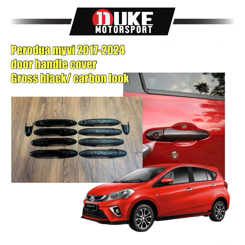 Perodua Myvi Gen 3 2018 / Myvi Facelift 2022 - 2024 Door Handle Cover ...