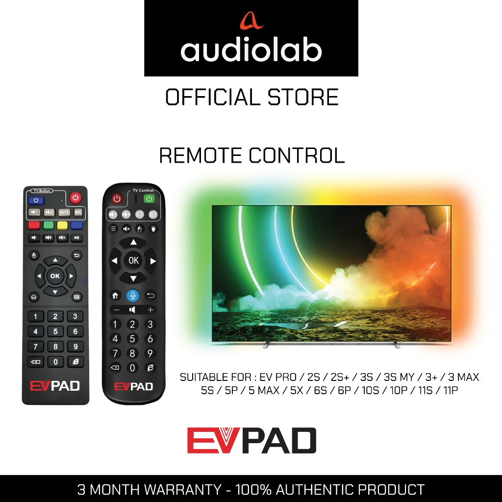 EVPAD ORIGINAL REMOTE CONTROL I 3 MONTH WARRANTY | Shopee Malaysia