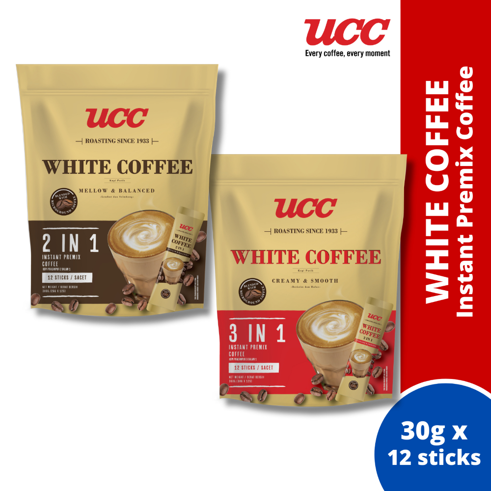 UCC White Coffee (Instant Premix Coffee - 12 sachets per pack) | Shopee Malaysia