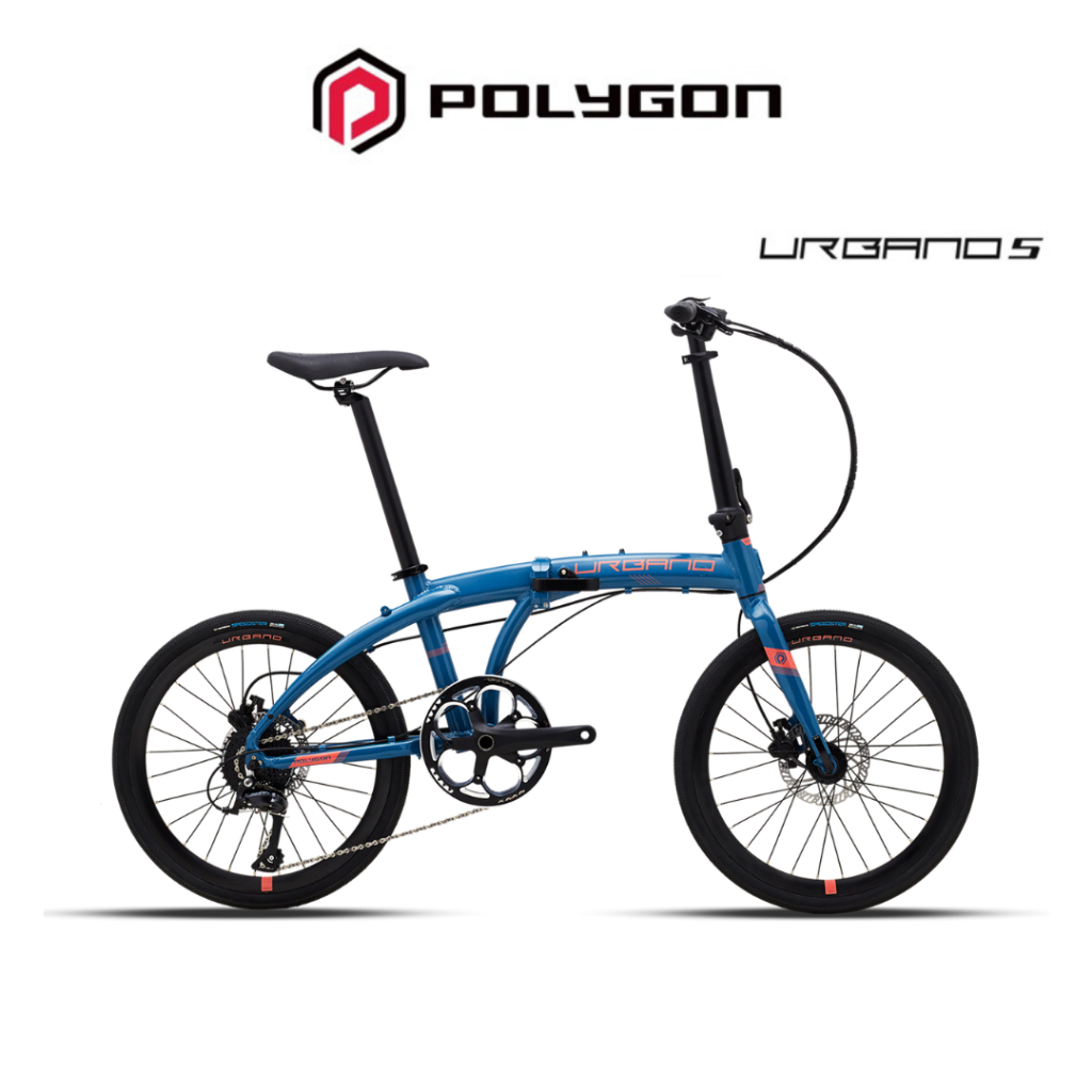 Polygon 20 Inch Urbano 5 Hydraulic Disc Brake Shimano 9 Speed Folding Bike | Shopee Malaysia