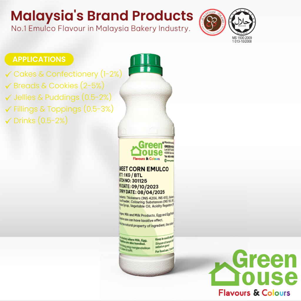 Sweet Corn Emulco Green House-1kg [HALAL] Sweet Corn Emulco Perisa ...