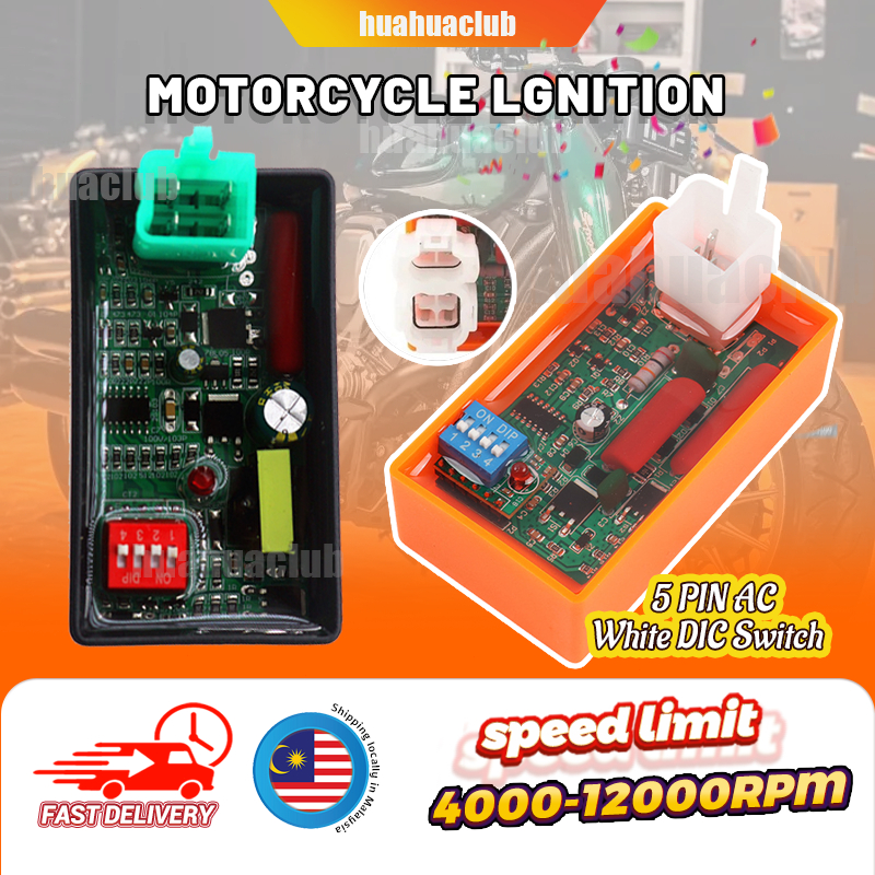 16h⚡5 Pin Adjustable AC CDI DIP Switch C100 EX5 Racing YX140 YX160 ...