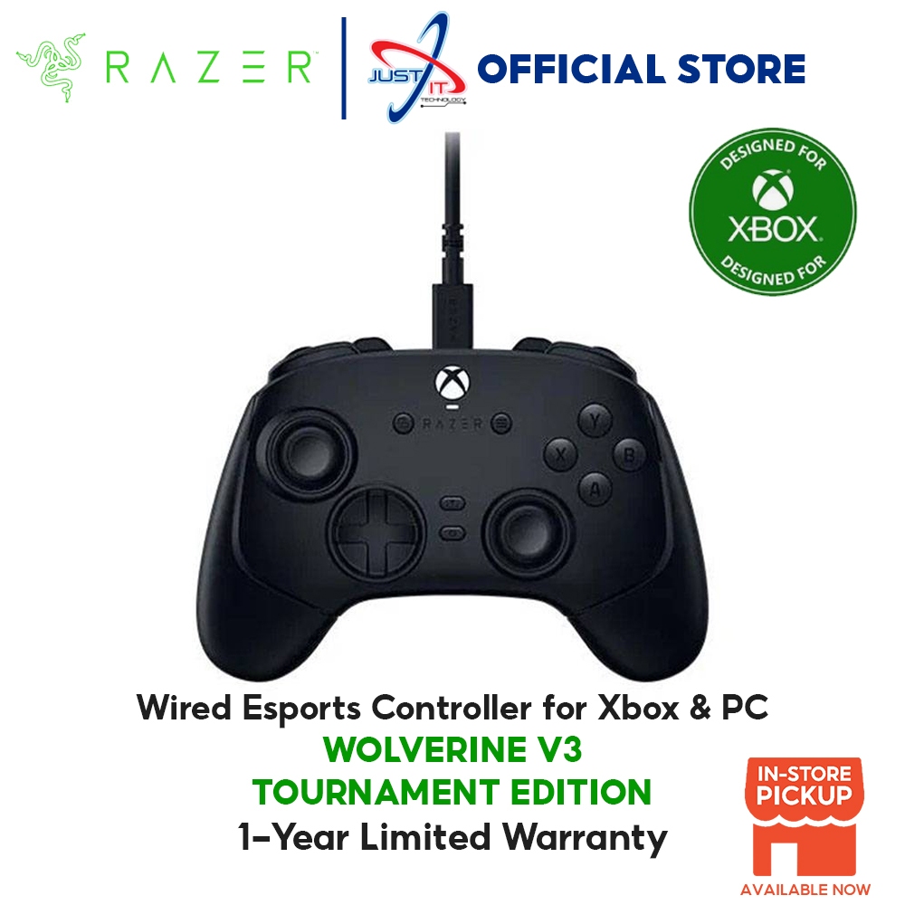 RAZER WOLVERINE V3 TOURNAMENT EDITION WIRED ESPORTS CONTROLLER FOR XBOX ...