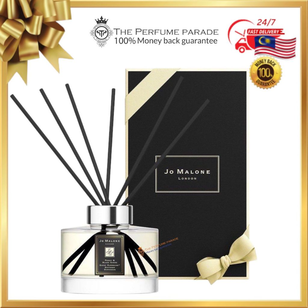 100% Genuine Jo Malone Peony & Blush Suede Scent Surround Home Diffuser 165ml [WPB] | Shopee ...
