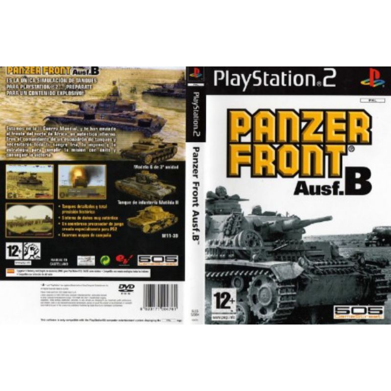 PS2 CD DVD GAME ( Panzer Front Ausf.B ) English Version | Shopee Malaysia