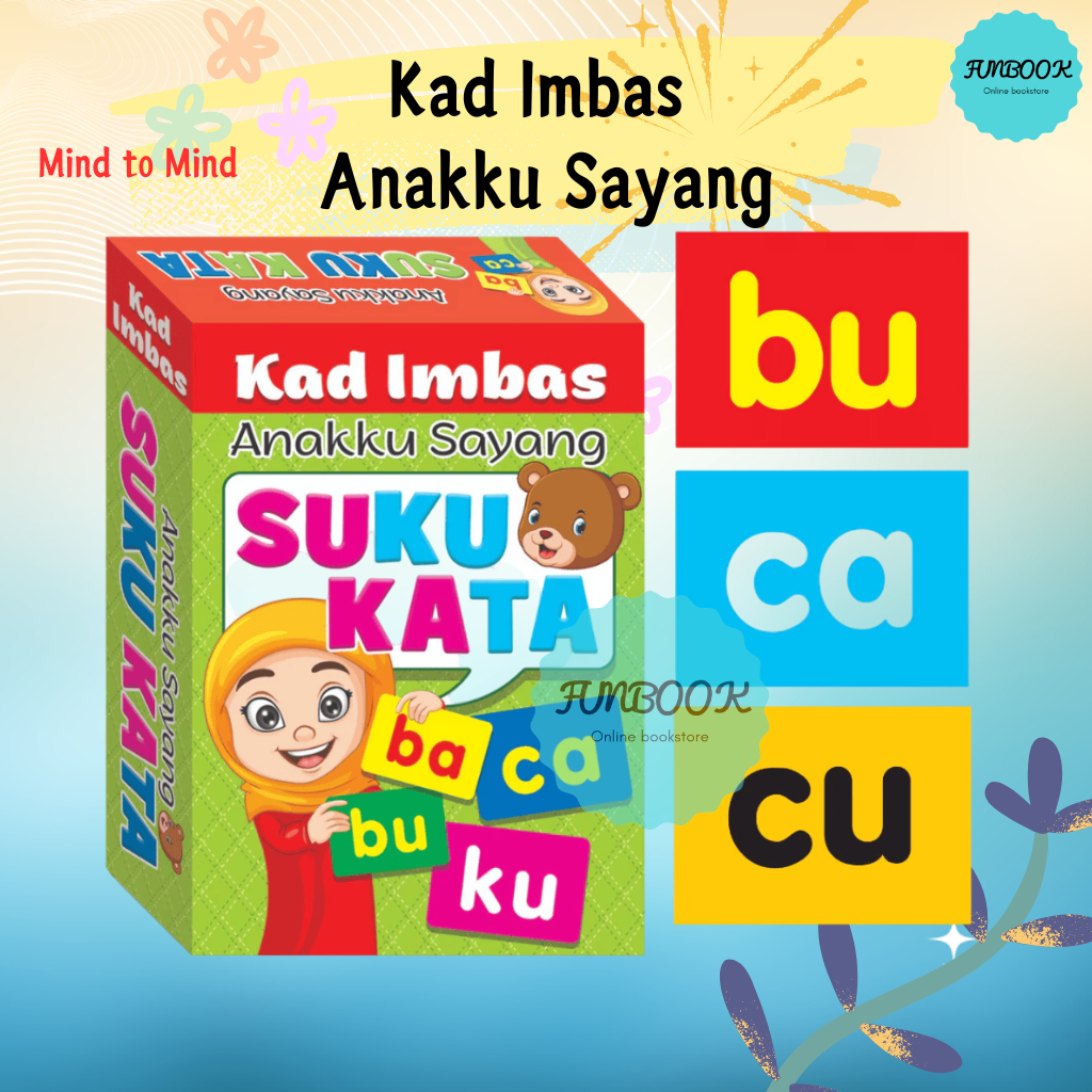 [FUNBOOK] Flash Card Kad Imbas Anakku Sayang Suku Kata Kad Imbas Hebat ...