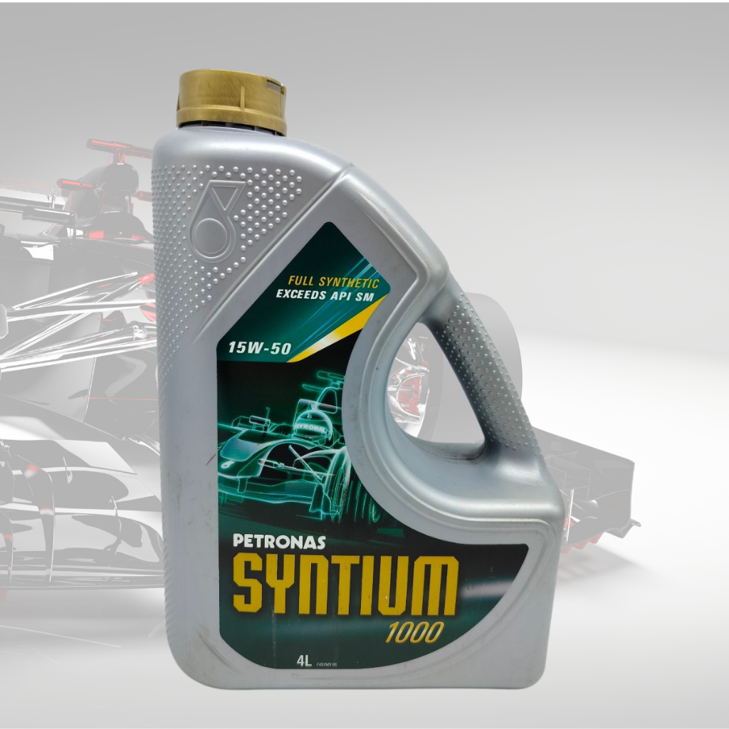 PETRONAS SYNTIUM 1000 15W50 Fully Synthetic Engine Oil 4 LITERS ...