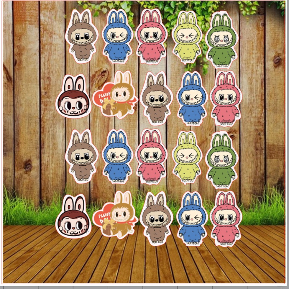 LABUBU CUP CAKE TOPPER 003 | Shopee Malaysia