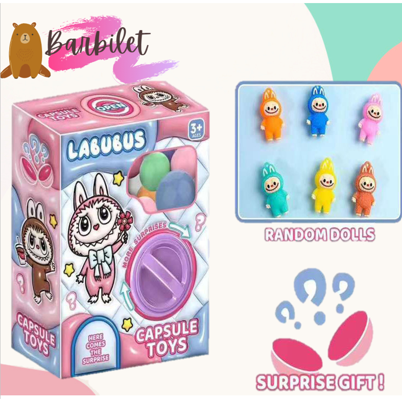 Vending Machine Labubu Capsule Eggs Twisting Box Plastic Surprise Ball ...